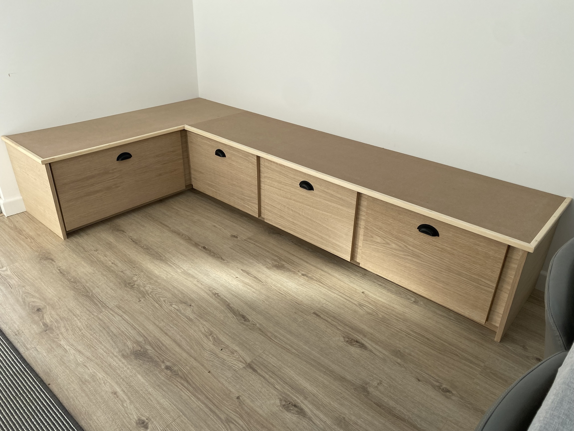 Seating / Storage unit - Cambridge Property Doctor - Handyman services.